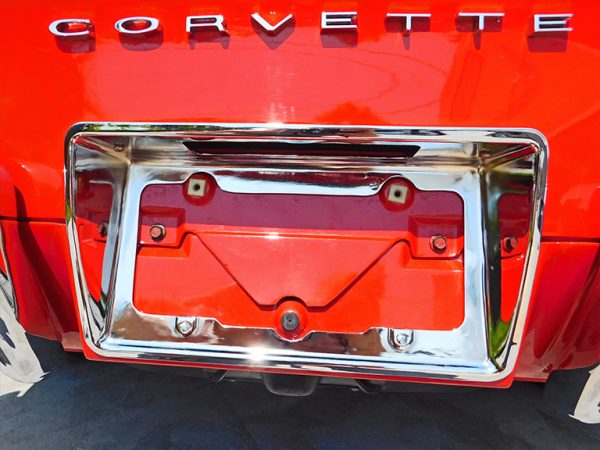 1968-1973 Corvette Rear License Bezel Replacement | Corvette Magazine